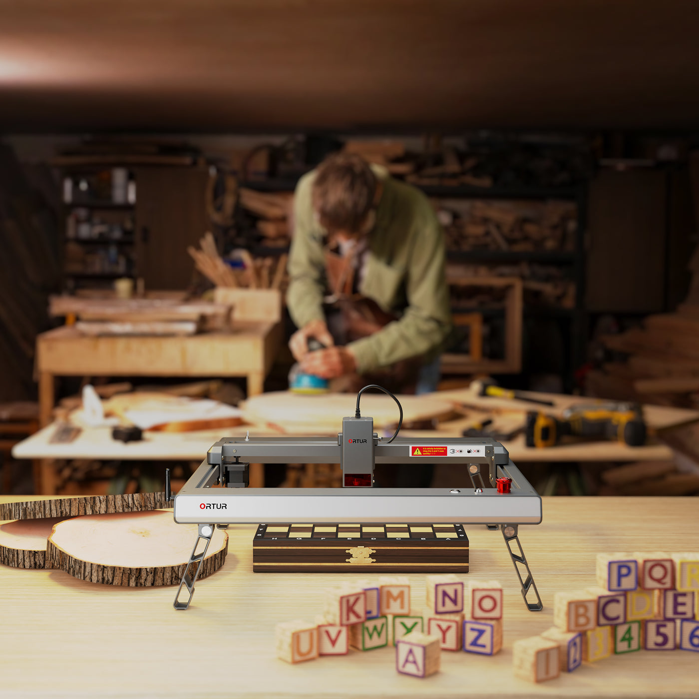 Ortur Foldable Feet for Laser Master 3 Series (FFT1.0)