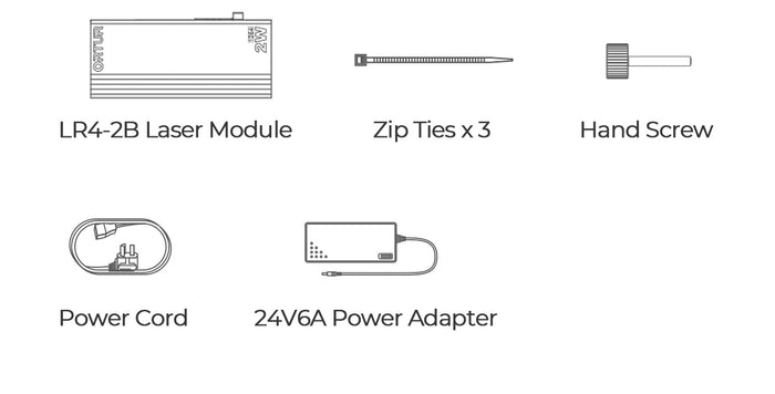 2W LR4-2B 1064nm Infrared Laser Module for Ortur Laser Engraver