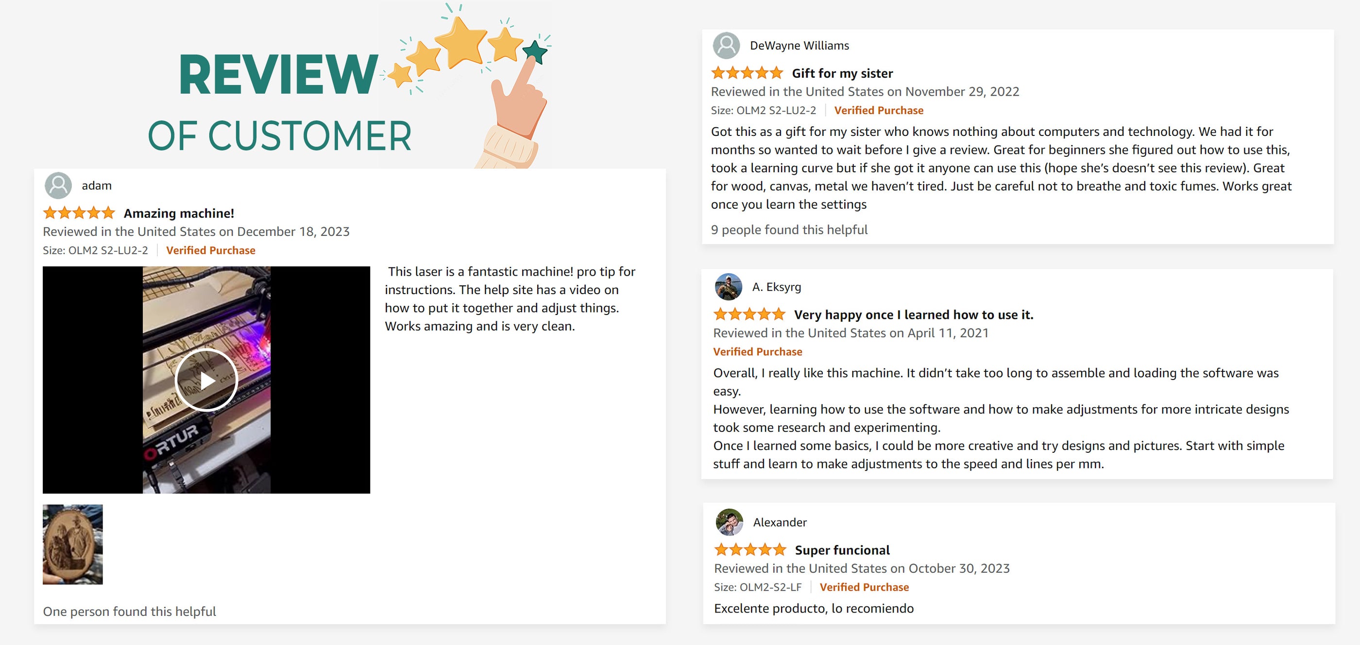 Ortur Laser Master 2 S2 1.6W 5W 10W Laser Engraver | Ortur