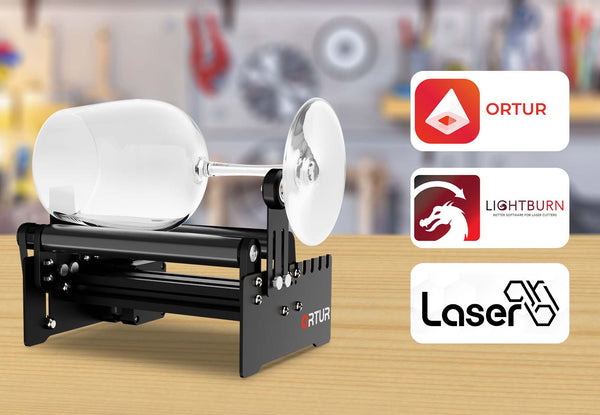 Ortur YRR 2.0 Laser Rotary Roller for Cylinder Laser Engraving