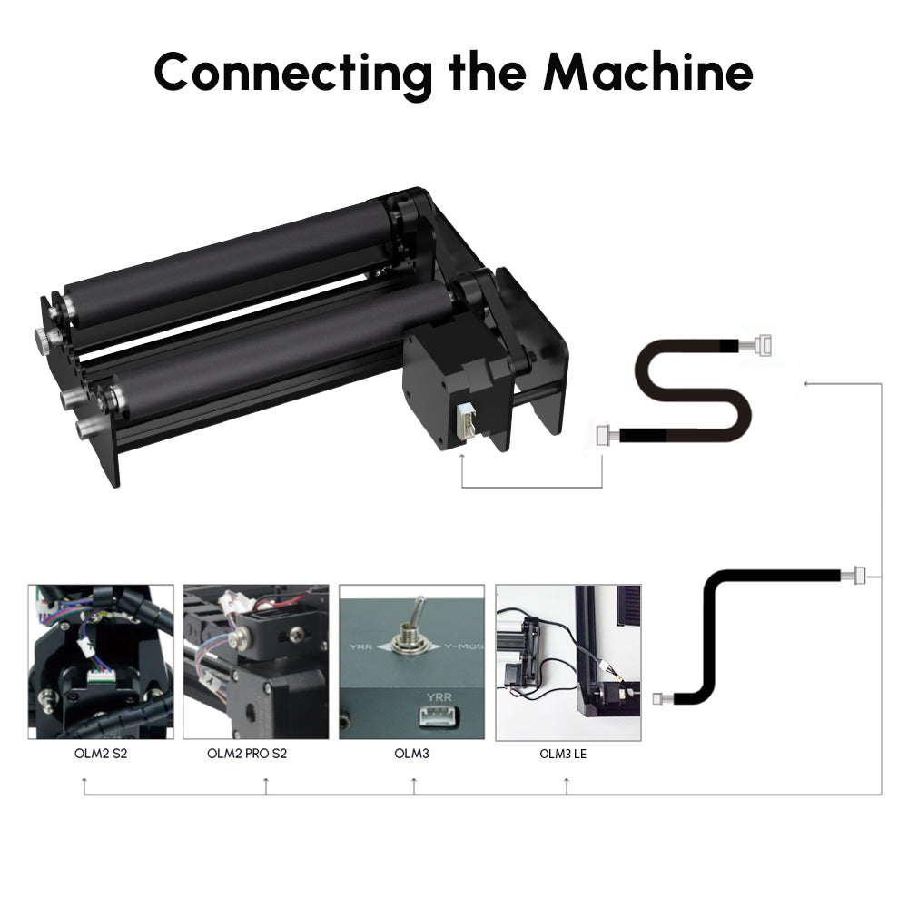 Ortur YRR 3.0 Rotary Roller for Cylinder Engraving
